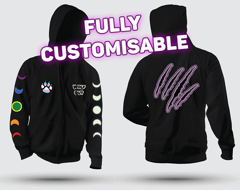WOLF OUT YOUR WAY Custom Hoodies – Burubado